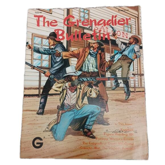 Accents | Rare 1992 The Grenadier Bulletin Vintage Rpg Magazine Issue 3 ...